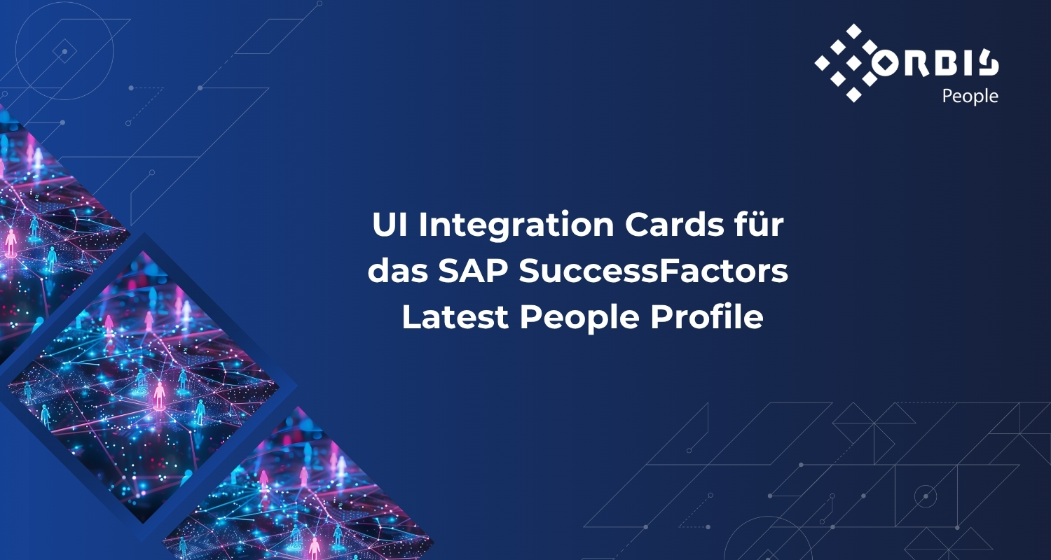 UI Integration Cards für SAP SuccessFactors Latest People Profile