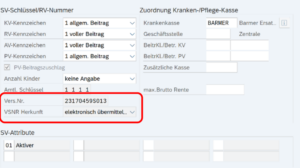 Verpflichtender Abruf der Versicherungsnummer ab 2025