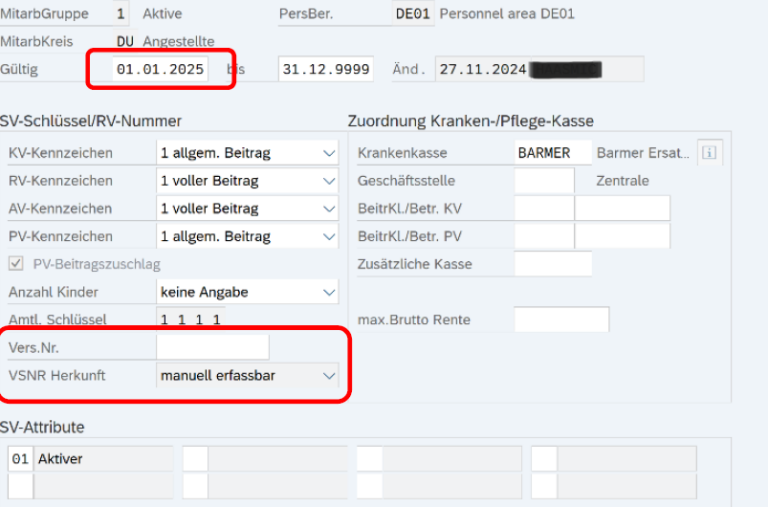 Verpflichtender Abruf der Versicherungsnummer ab 2025