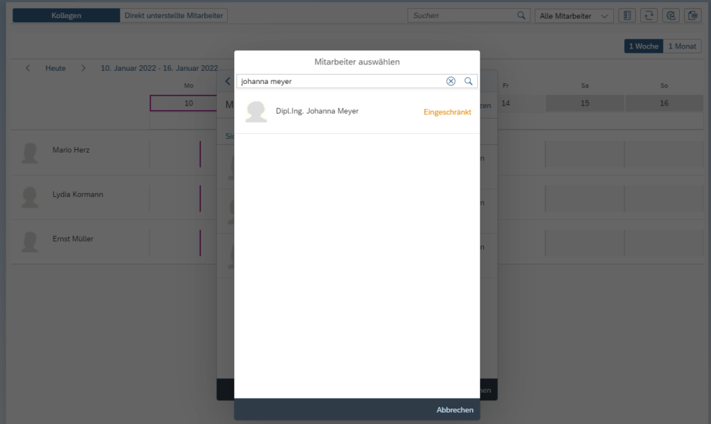 Neuerungen im Teamkalender